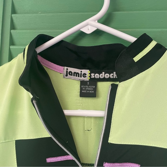 jamie sadock | Tops | Jamie Sadock Maximalist Athletic Full Zip Short ...